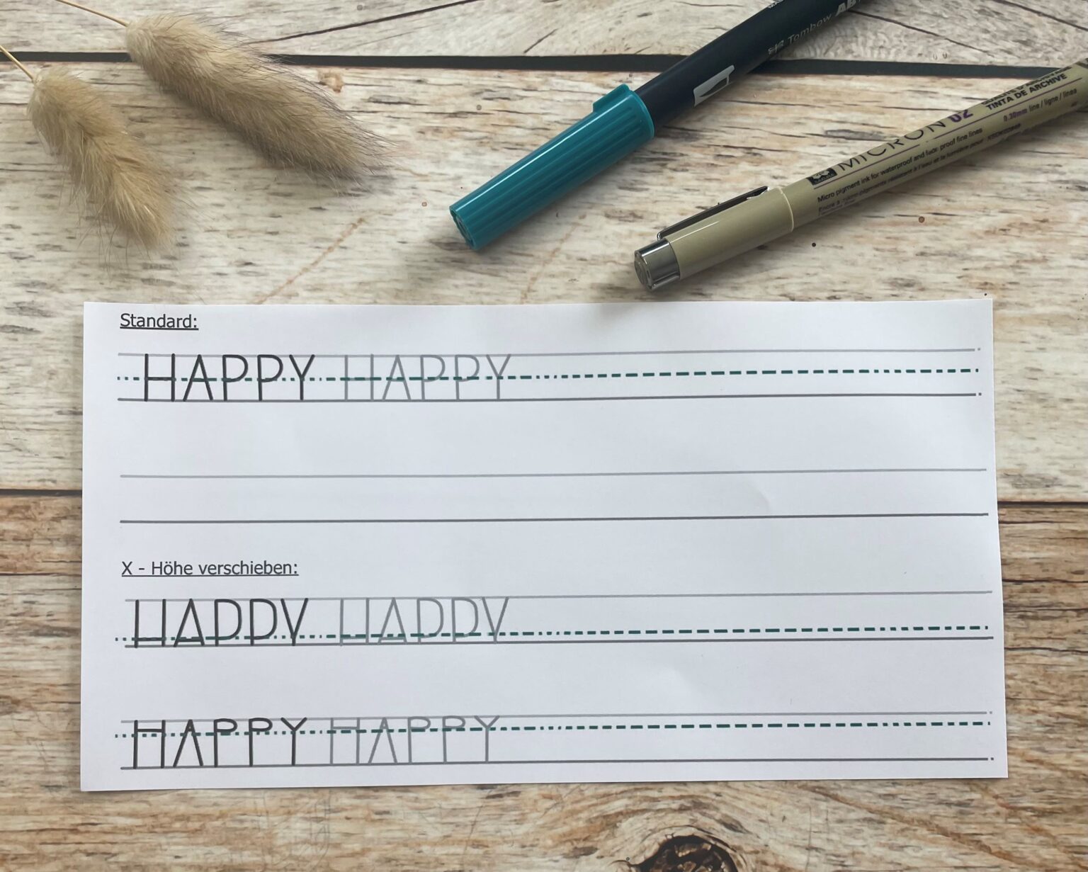 So gestaltest Du ganz einfach ausdrucksstarke Letterings für Grußkarten ...